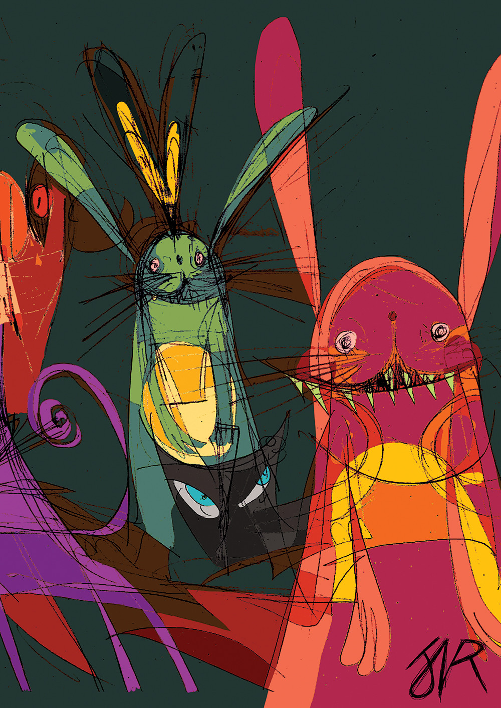 ArtStation - Crazy bunnies