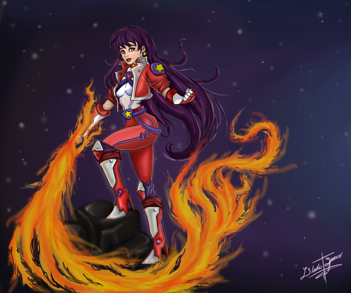 ArtStation - Sailor Mars Re-design