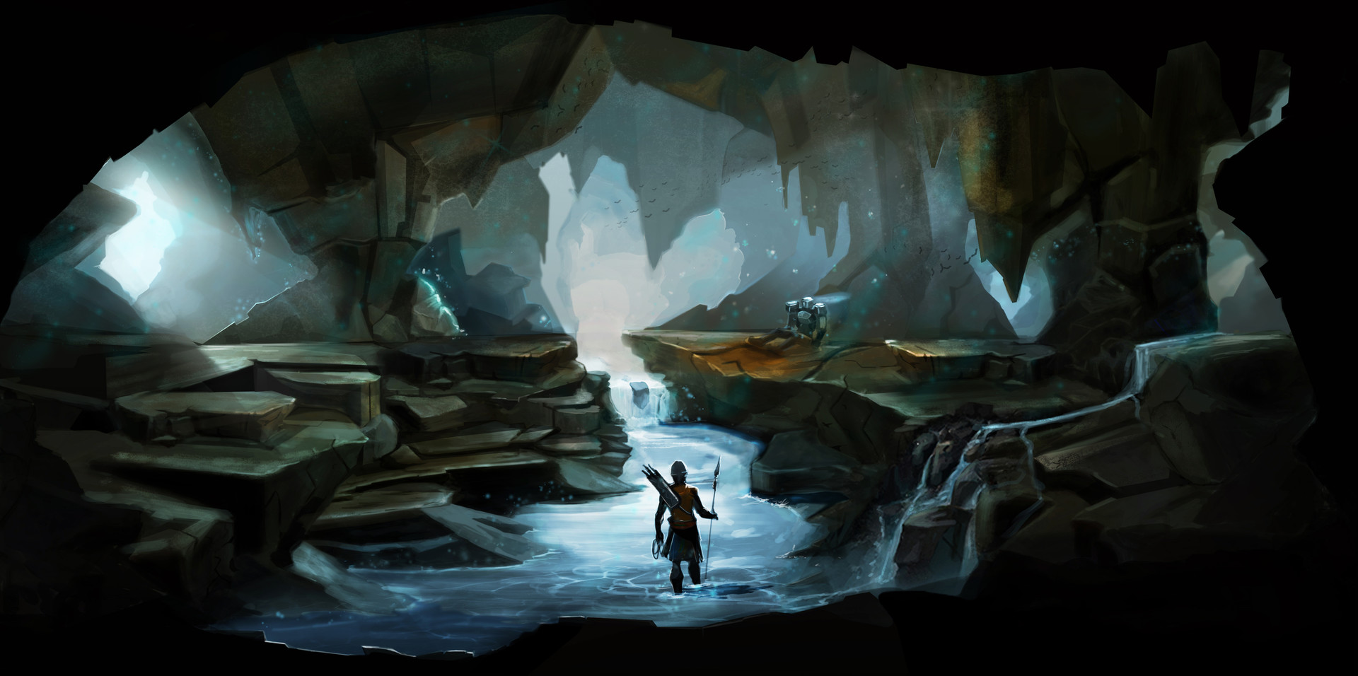 ArtStation - UnderGround Cave Rework