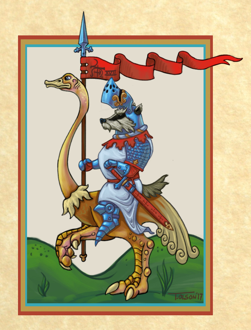 Thomas Olson - Badger Templar and mount