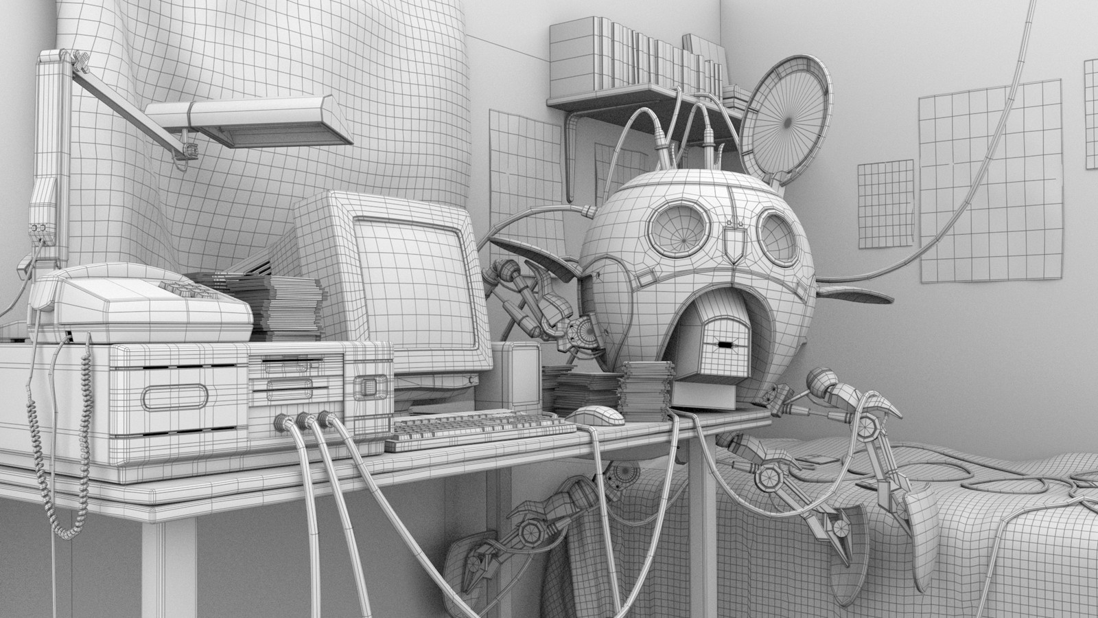 Rico Suyang WANG - Hacking the loop, concept by Simon Stålenhag