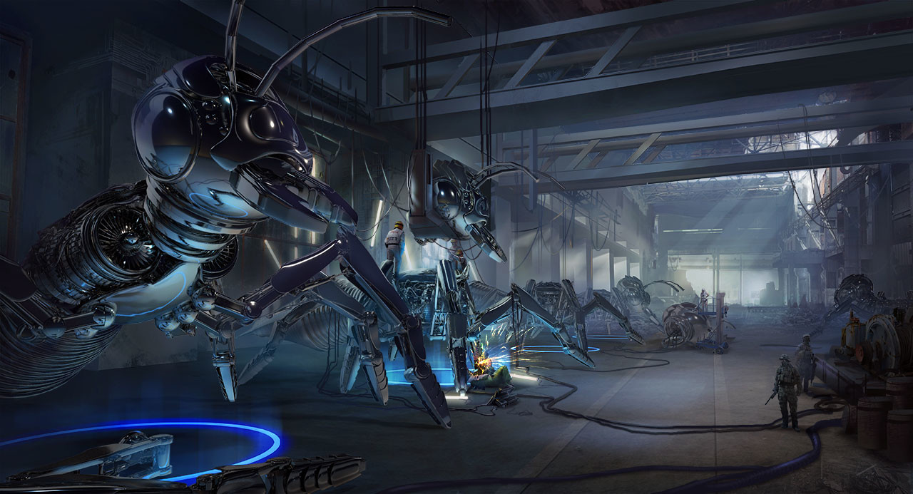 ArtStation - Mechanical ant practice