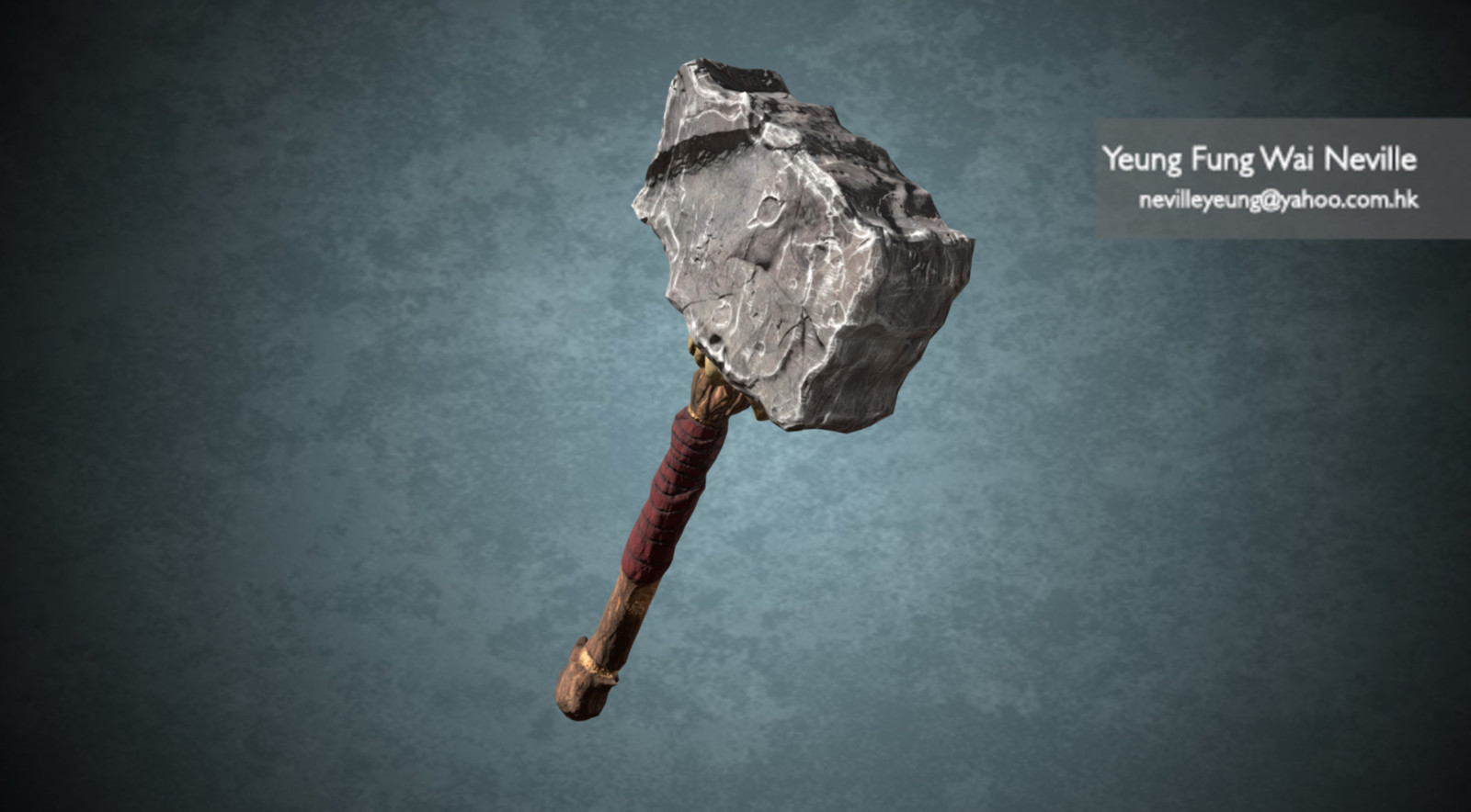 Neville Yeung - Modeling for Games - Hammer - Props & Weapons