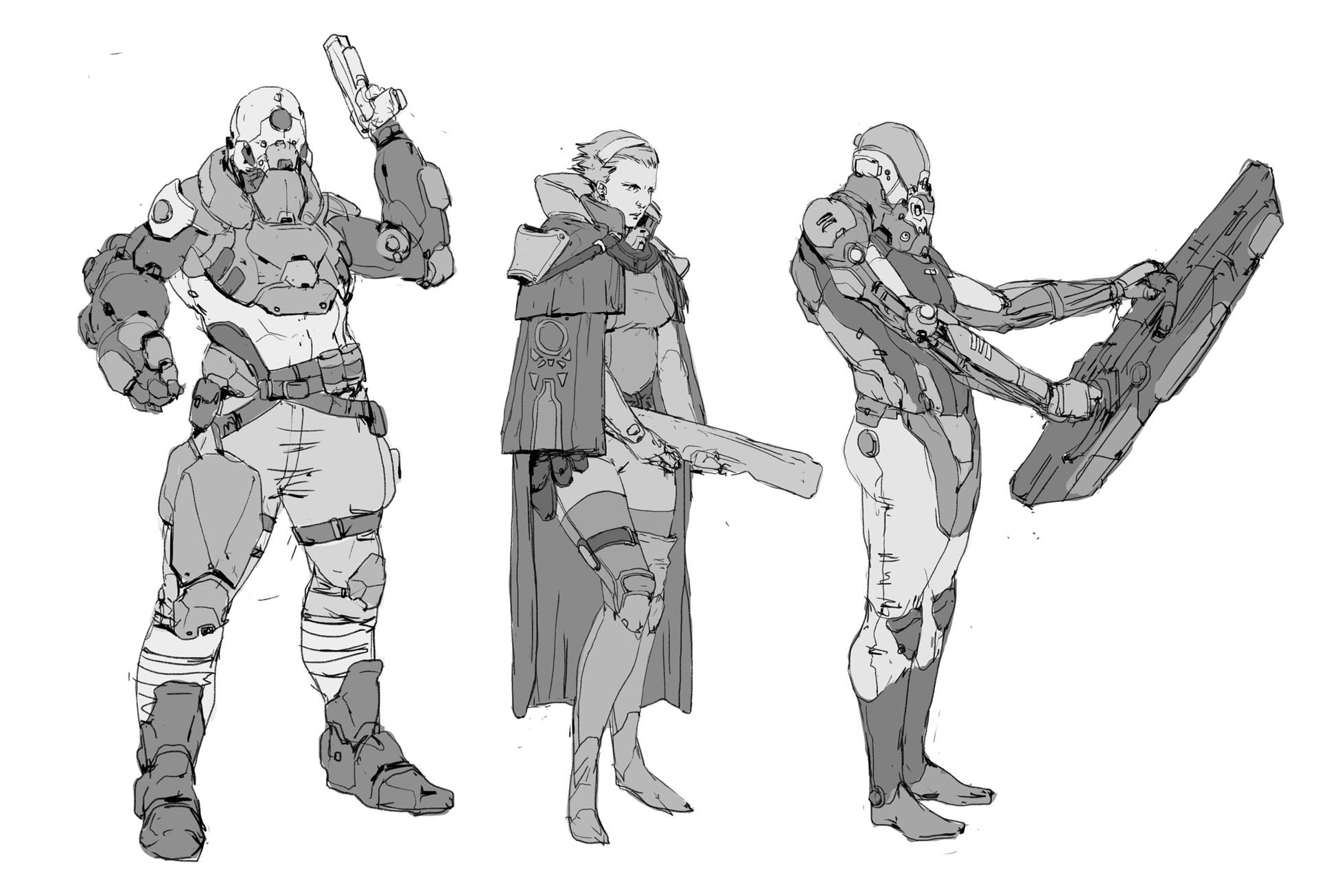 ArtStation - Character Designs Sketches