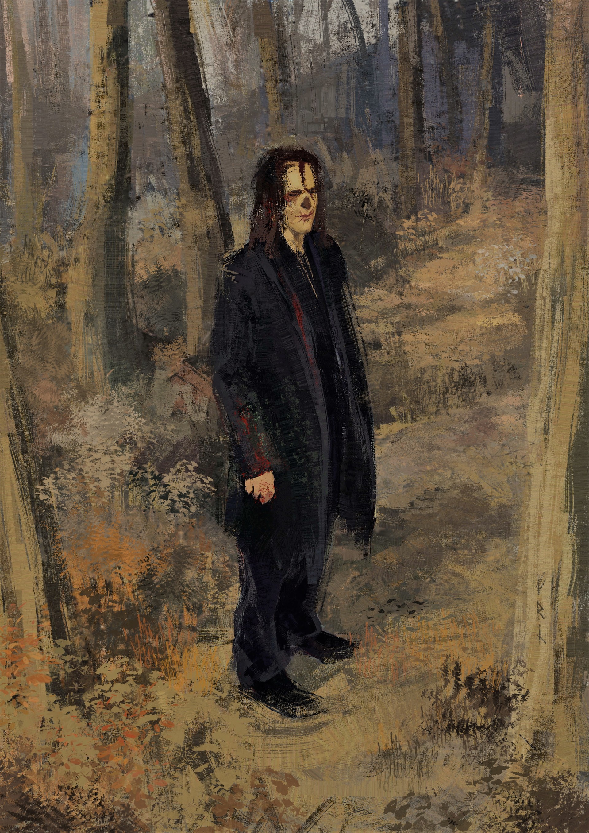 ArtStation - Ghoul in the forest