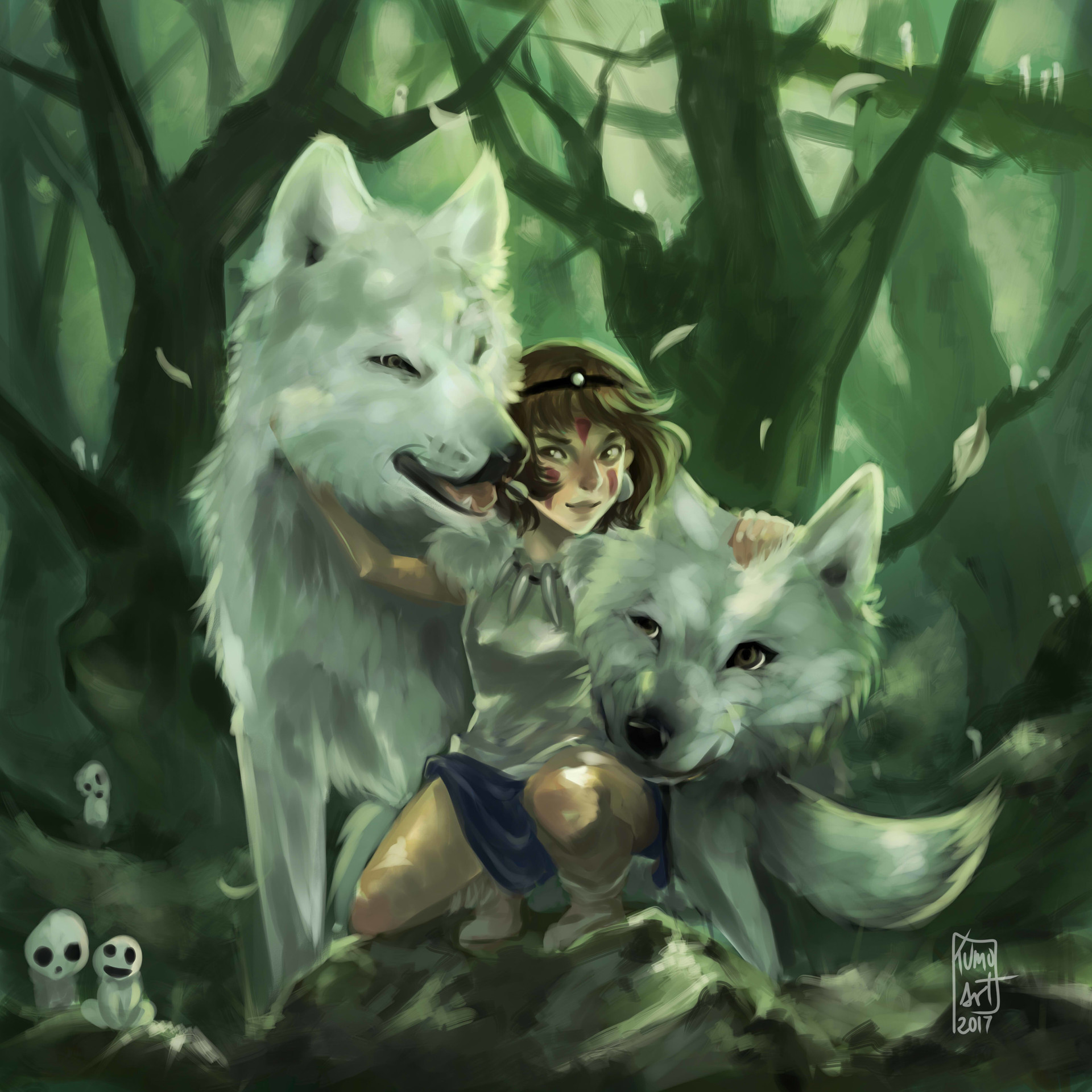 ArtStation - Mononoke Hime