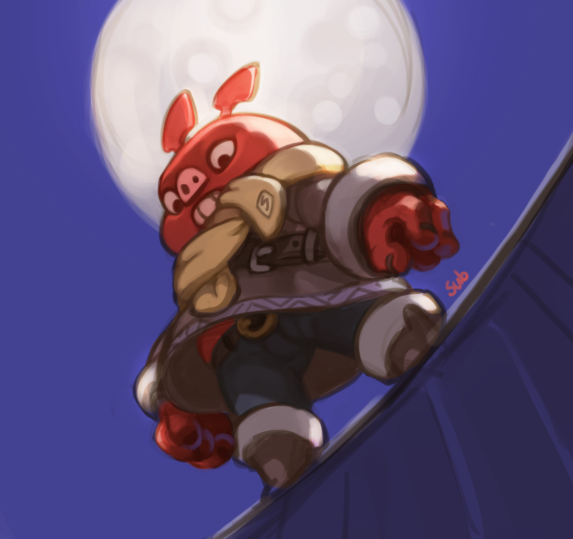 ArtStation - pig mario