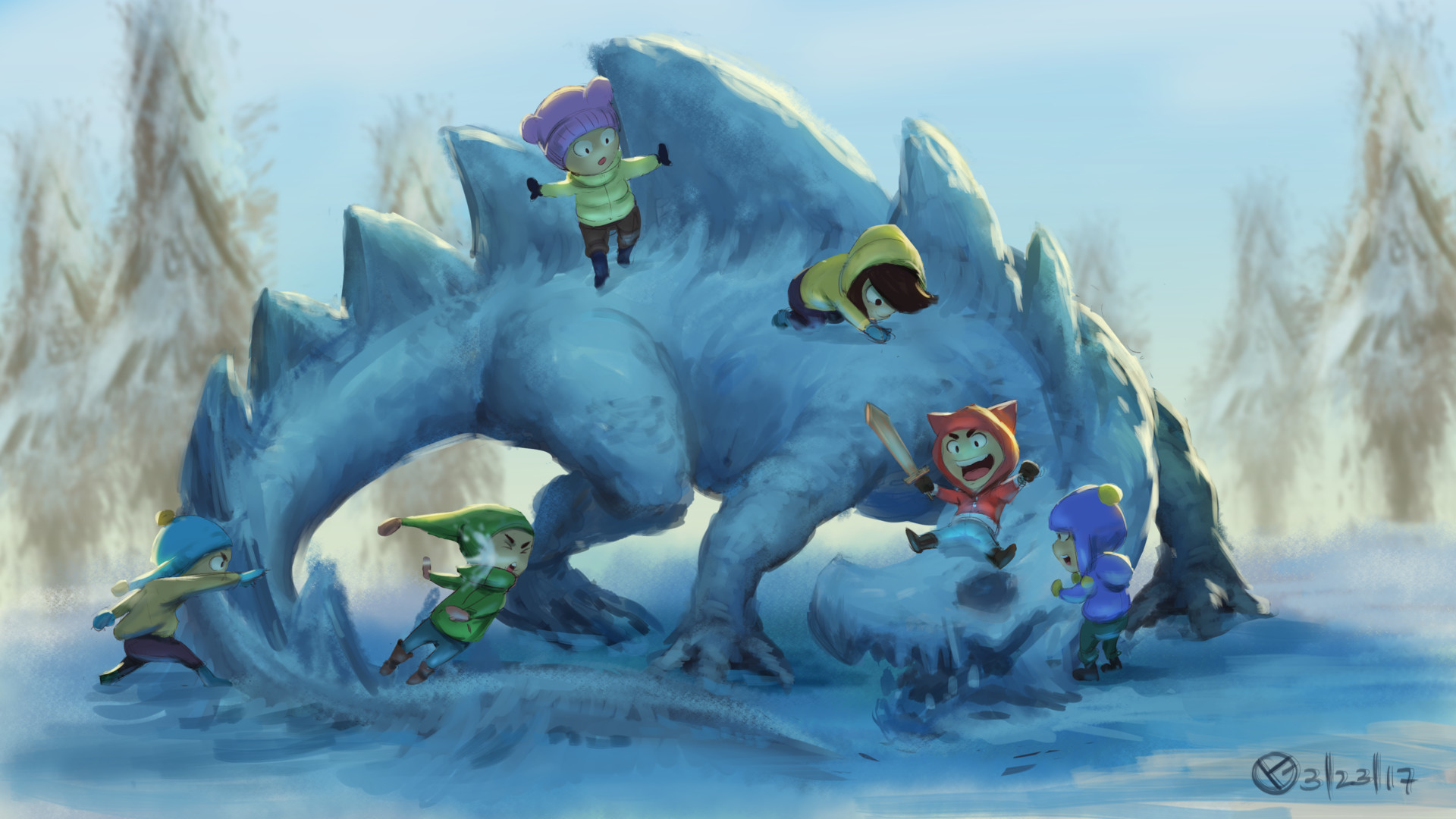 ArtStation - Dragon Slayers