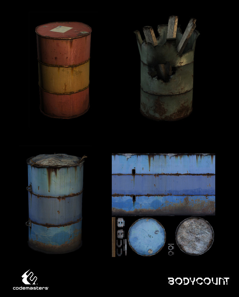 ArtStation - Bodycount: barrels