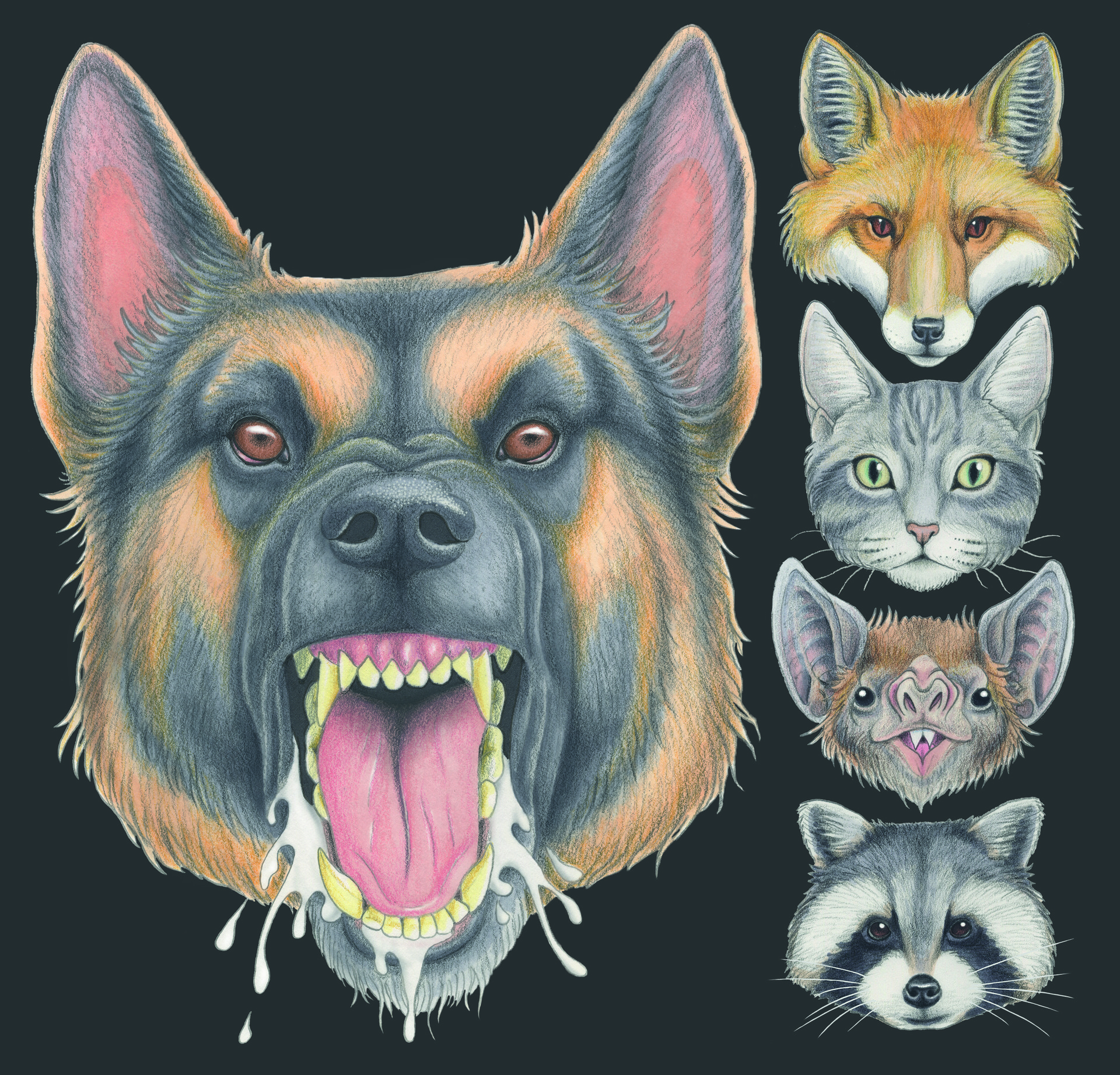 ArtStation - Rabid animals, Tobias Karlsson