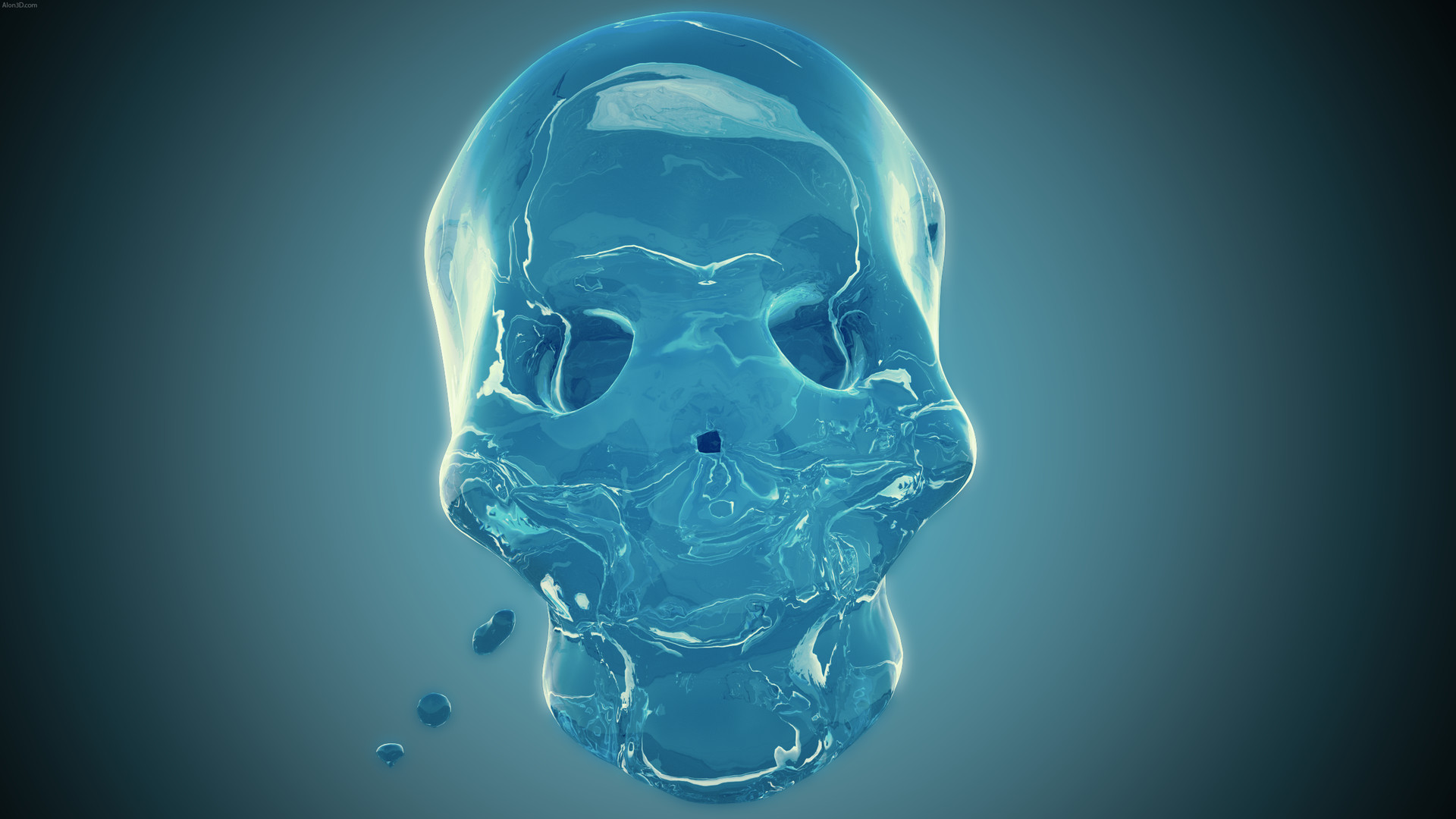 ArtStation - Water Skull