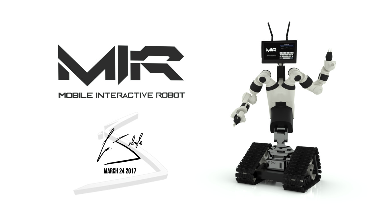 ArtStation - MOBILE INTERACTIVE ROBOT "MIR"