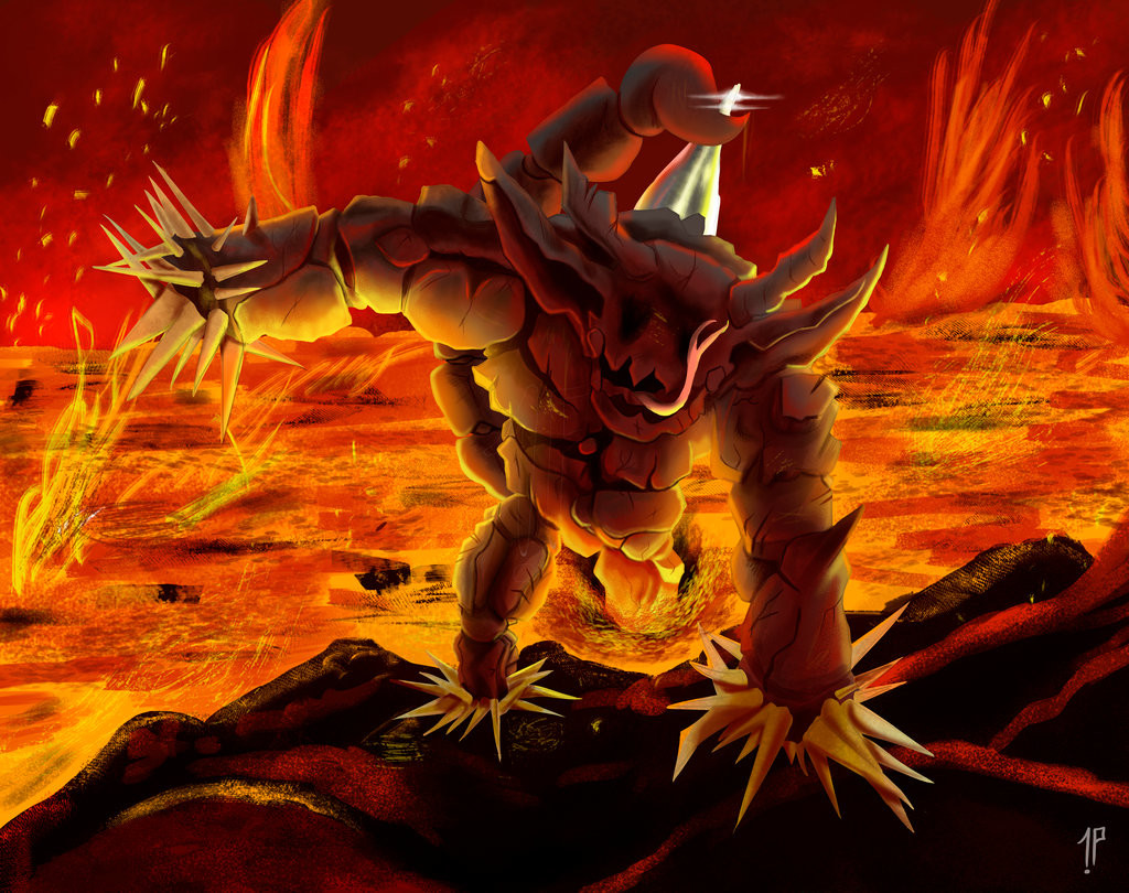 ArtStation - Monster of Lava Planet