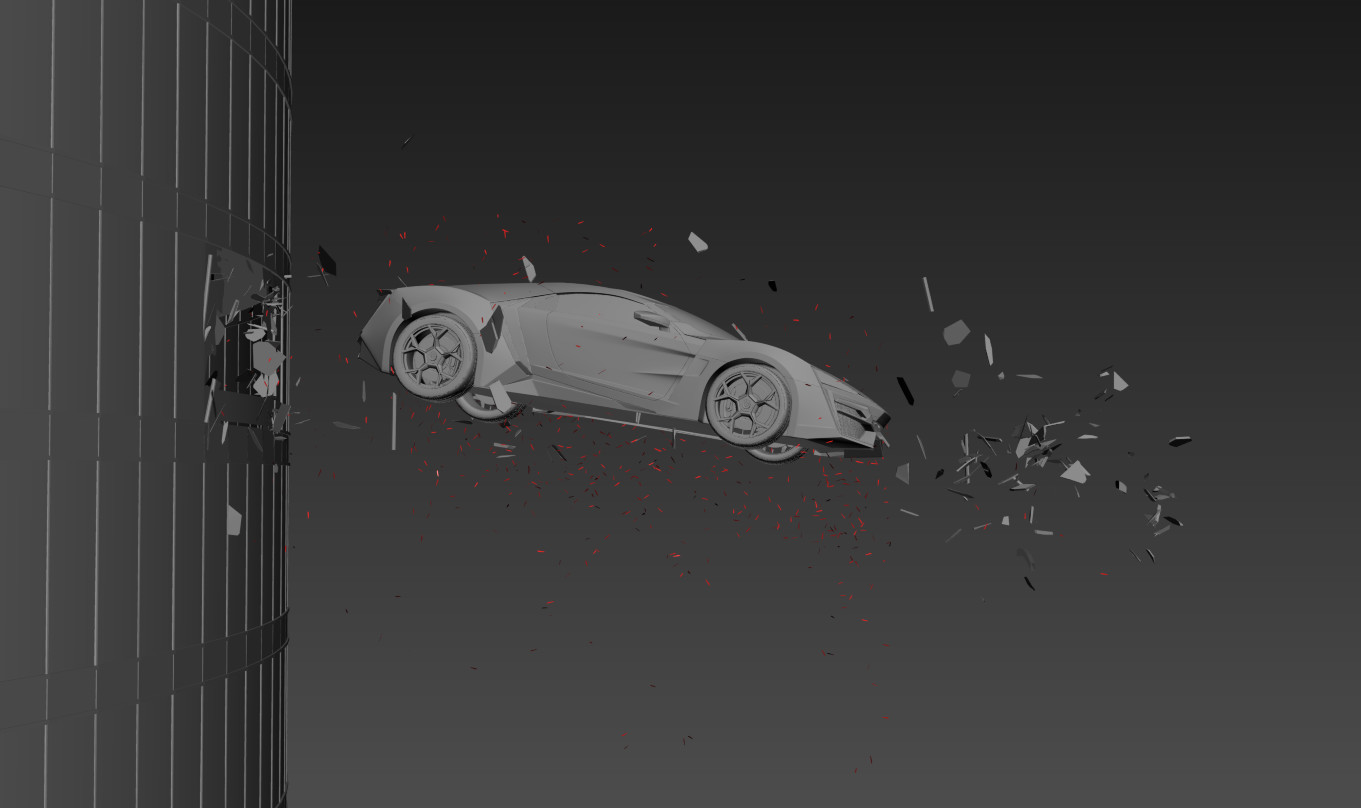 Dany Bullet - Fast and furious 7 jump 3D scene