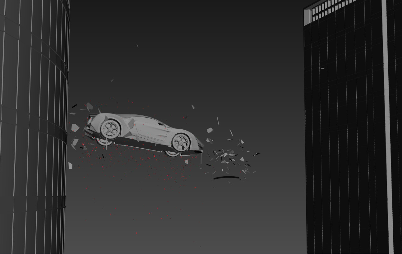 Dany Bullet - Fast and furious 7 jump 3D scene