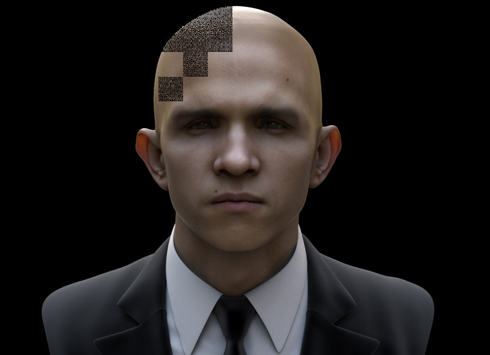 Marcio Rabelo - Self Portrait - Created from a scan