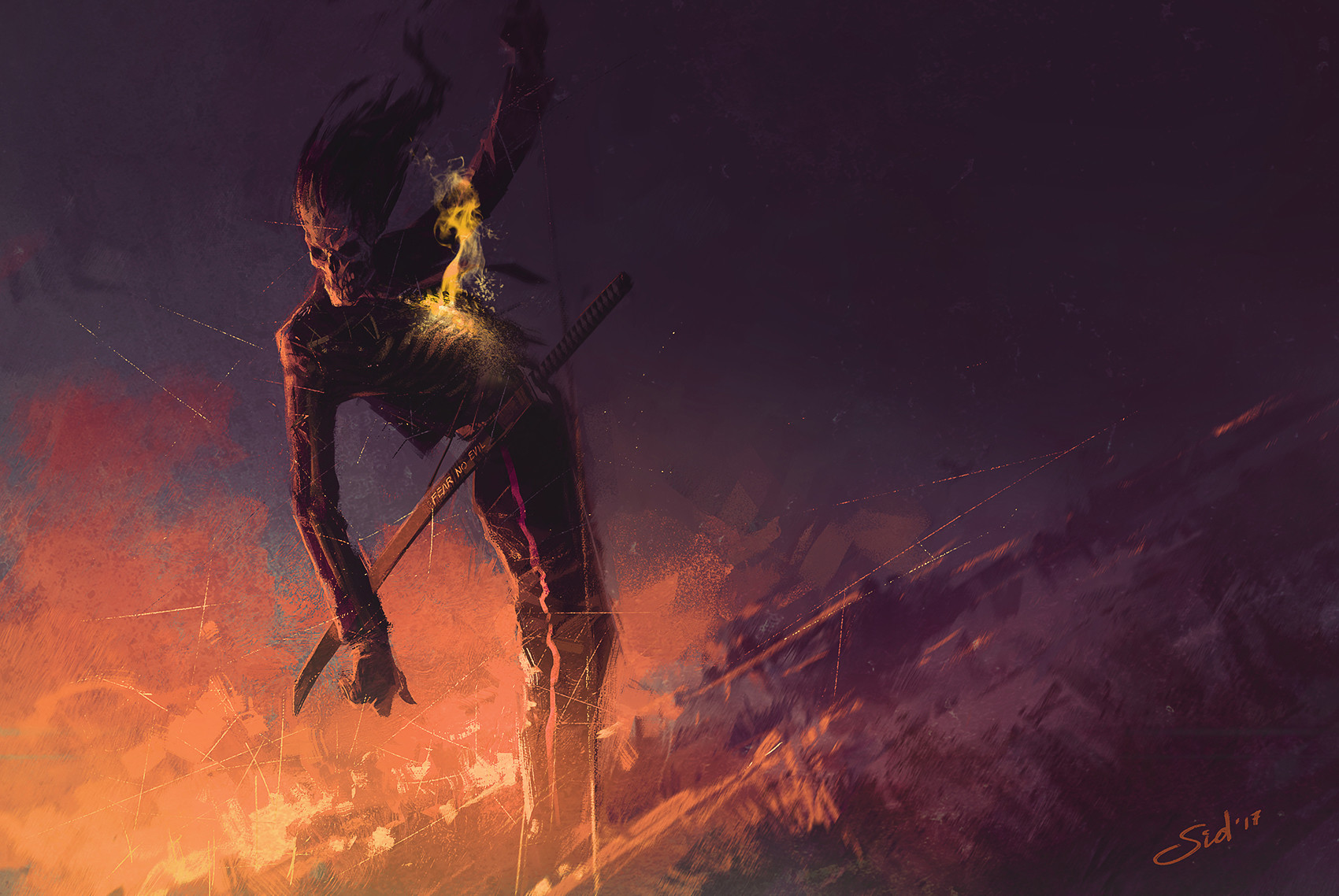 ArtStation - Fear no evil.