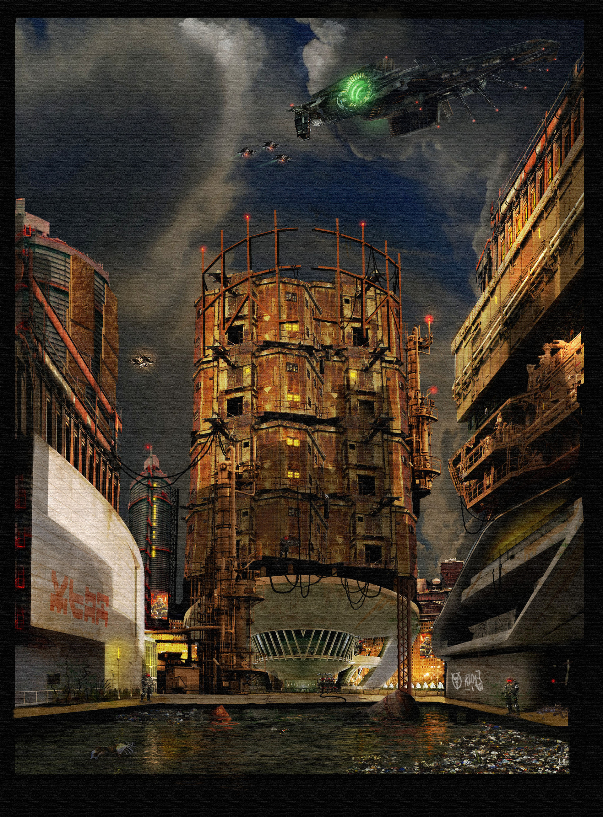 ArtStation - Parasitic architecture