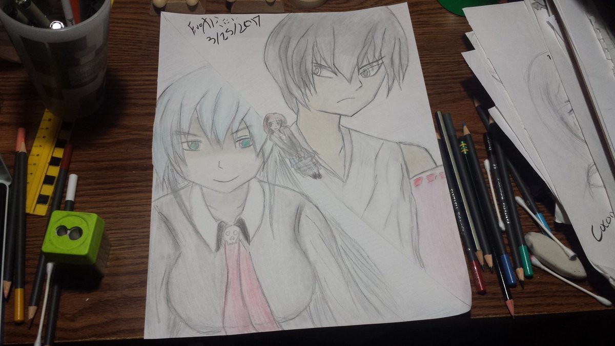 ArtStation - Sin X Codec Artwork [Colored Pencils]