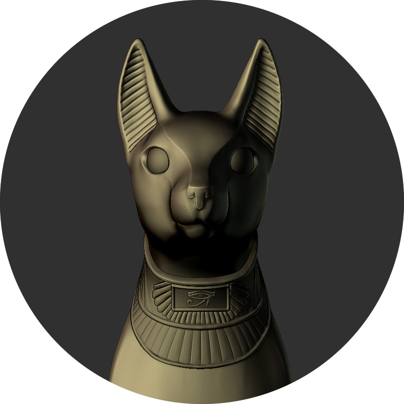 Frederikke Berg - 'Bastet' Cat Statue