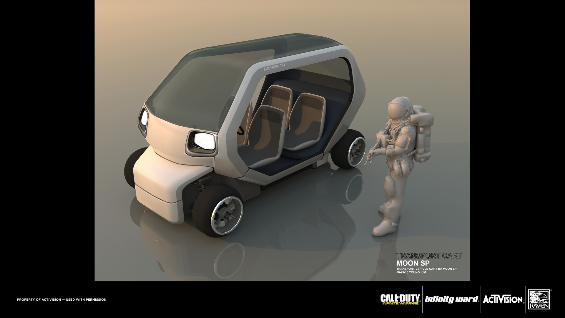 ArtStation - Moon Transport Cart Concept