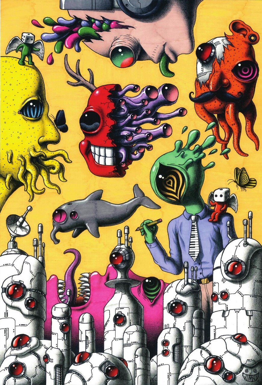 ArtStation - Psychedelic Rock Poster