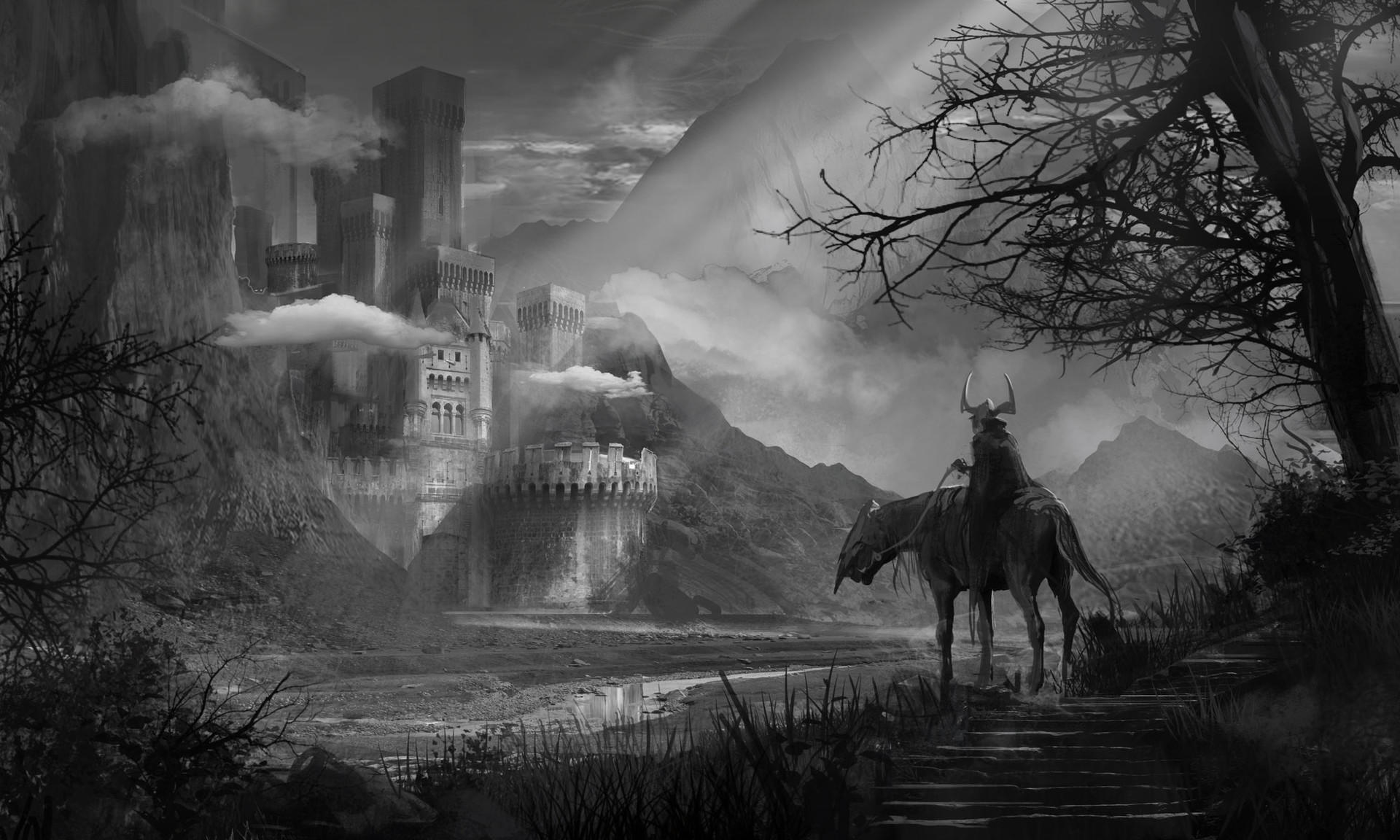 ArtStation - Gray scale Sketches