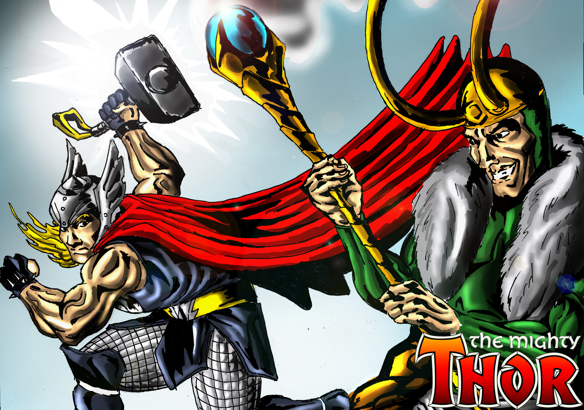 loki comic wallpaper 4k