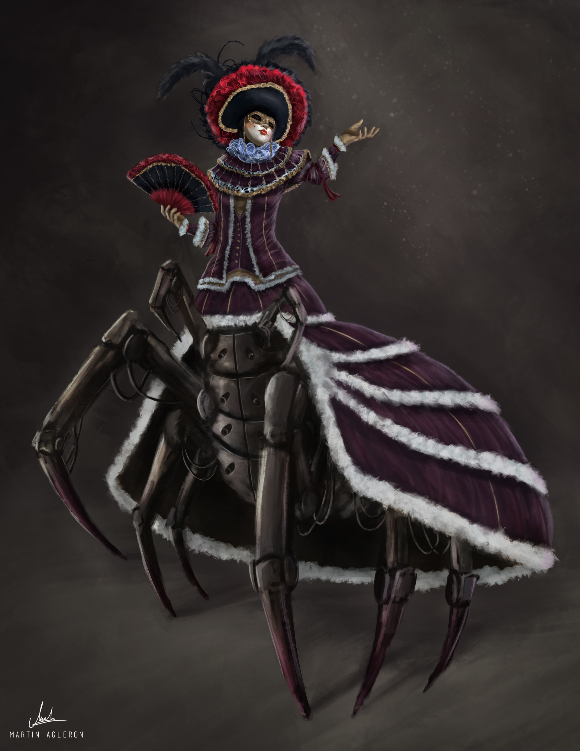 ArtStation - Venice Carnival Spider Queen