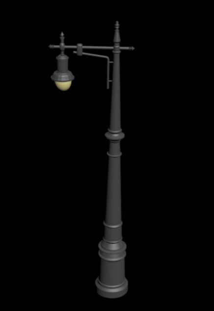 ArtStation - Simple street lamp