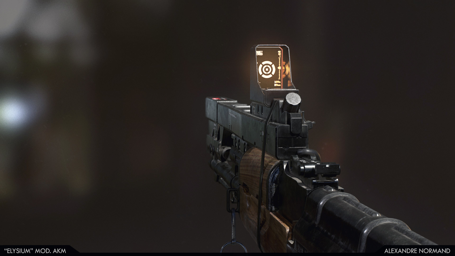 Alexandre Normand - (2017) Modified AKM / Elysium Fan art