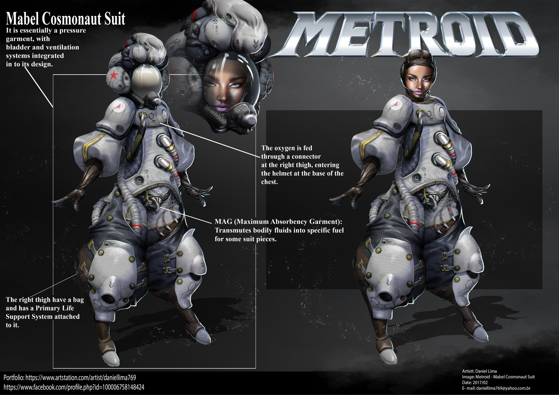 ArtStation - Metroid - Mabel Space Suit