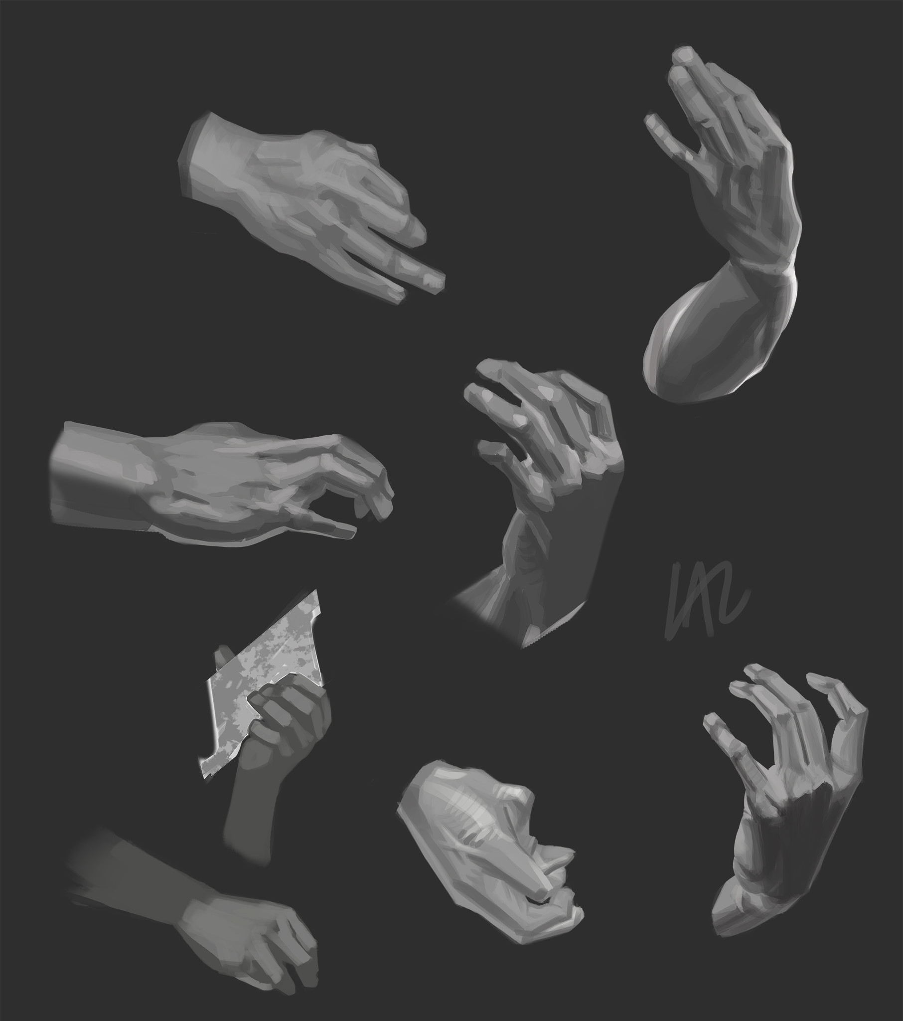 ArtStation - Hand Studies