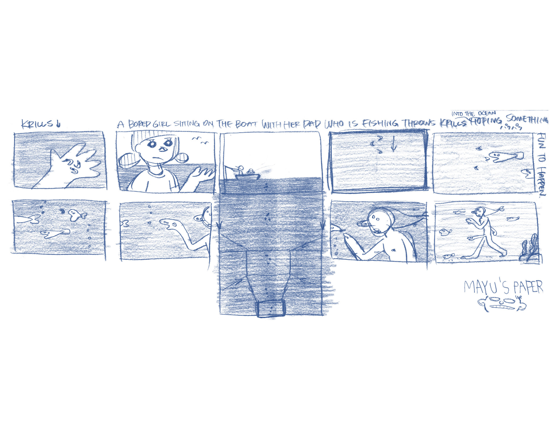 Mayu Kawakami - Short Animated Film: "FISHMAN" + The Process