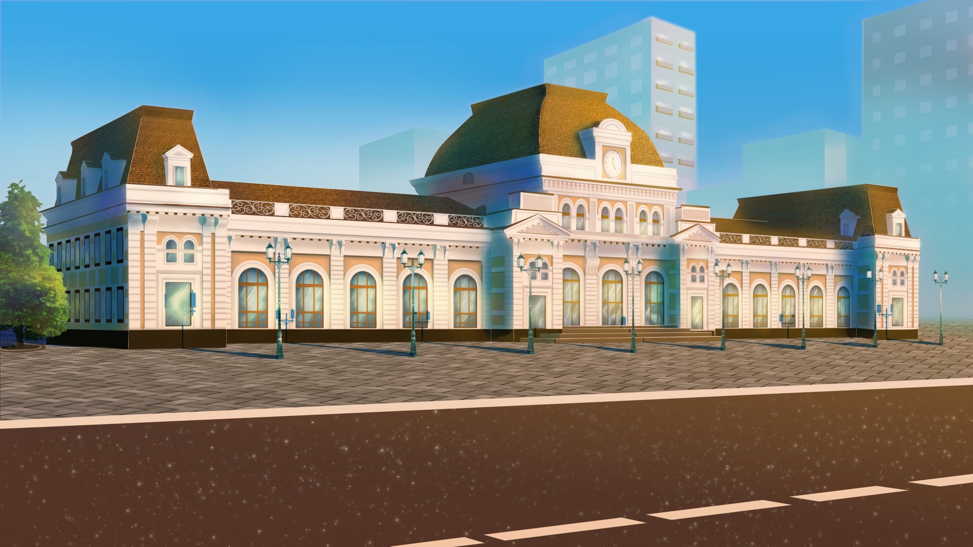 ArtStation - Railway station