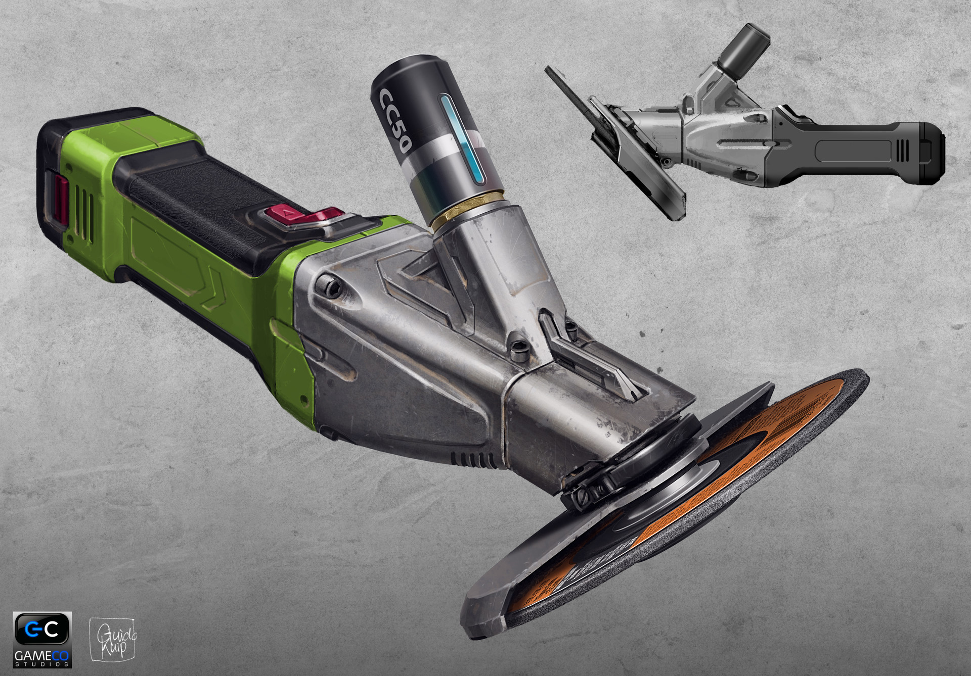 ArtStation - Disc grinder