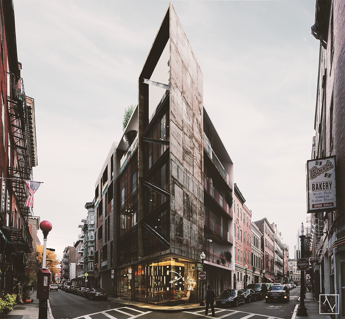 ArtStation - Corner Building