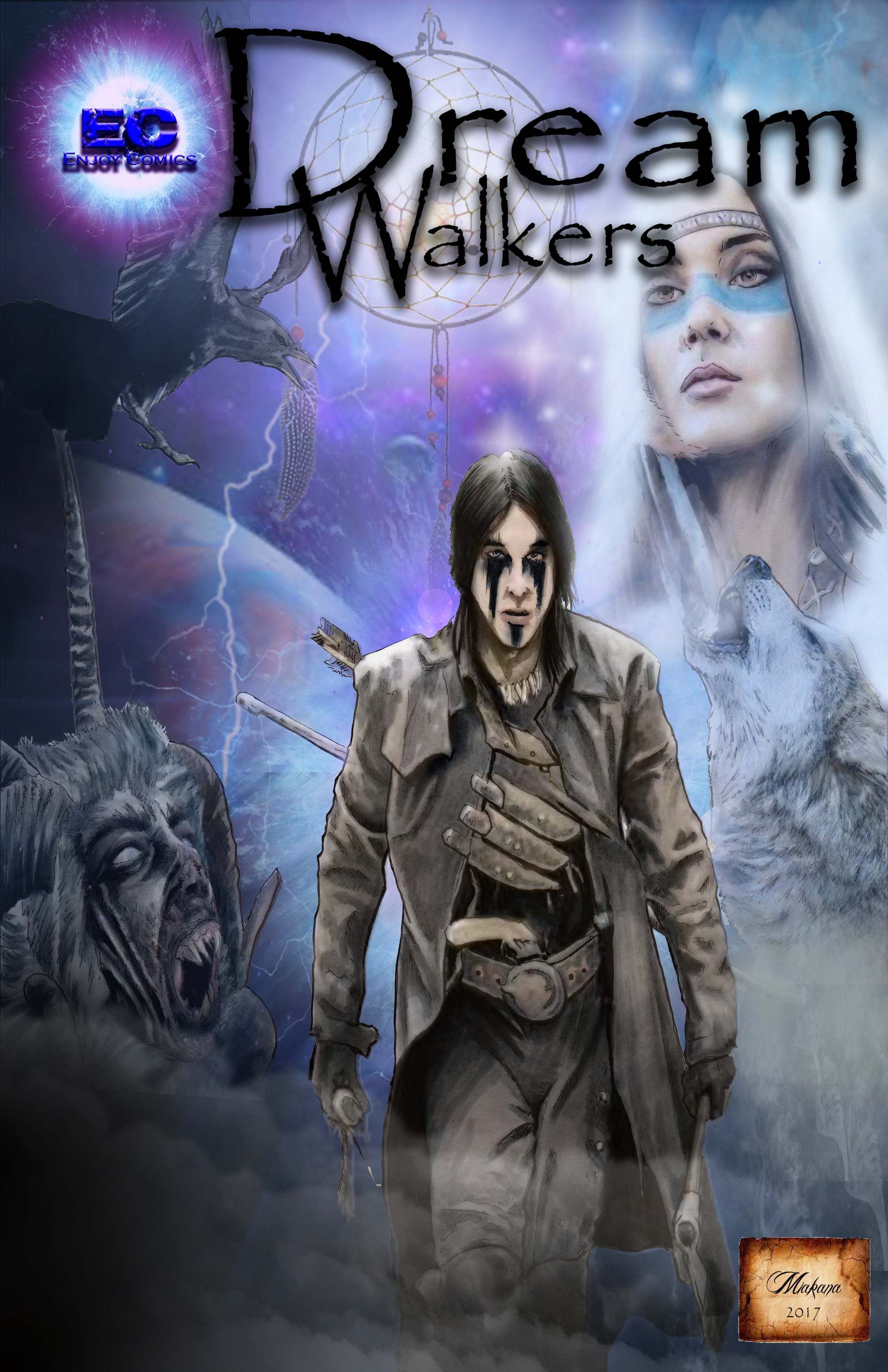 ArtStation - Dream Walkers comic cover