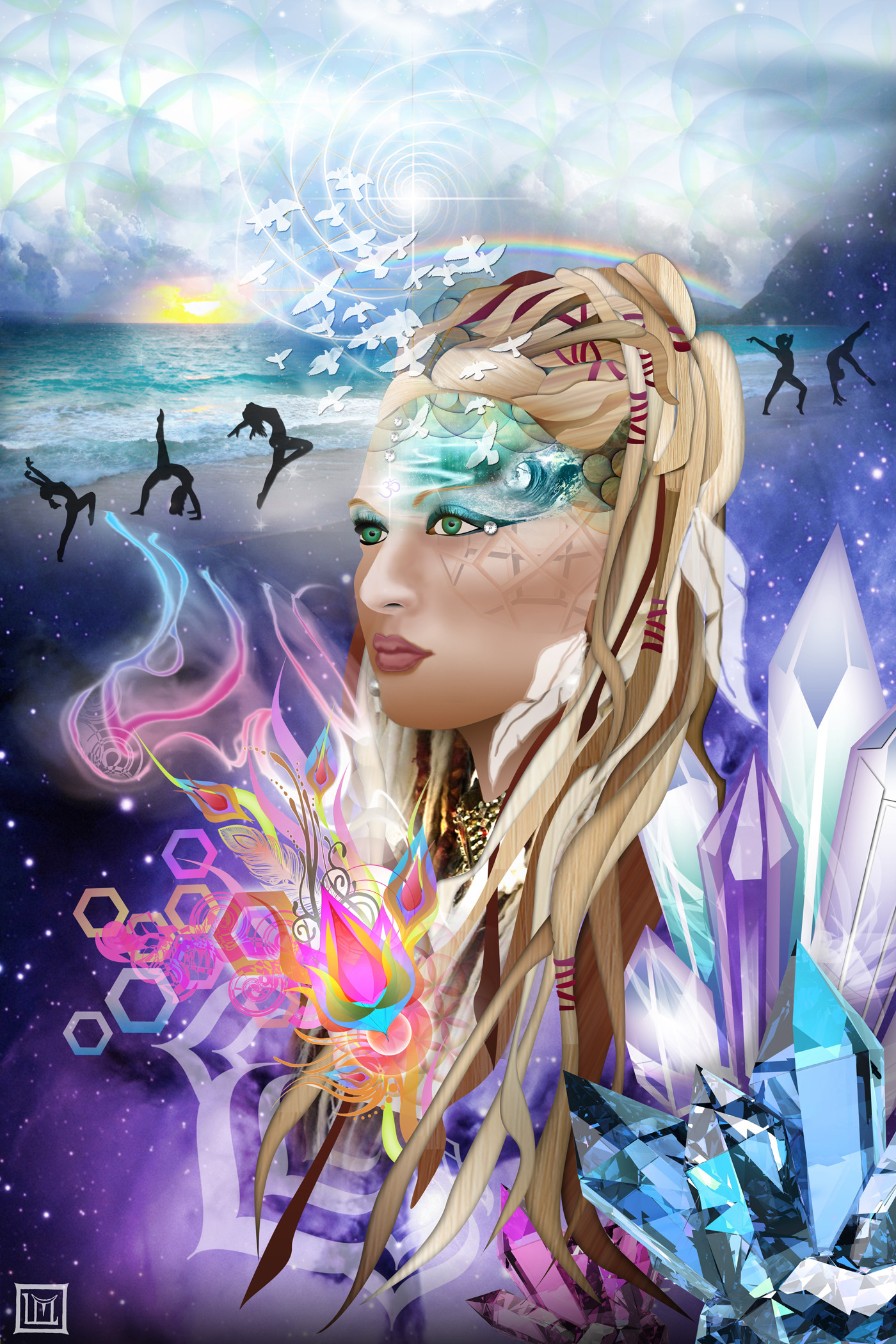 ArtStation - 'Crystalia, The Dakini Divine'