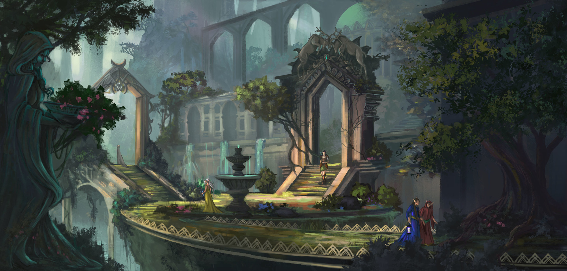 ArtStation - Elven Archway