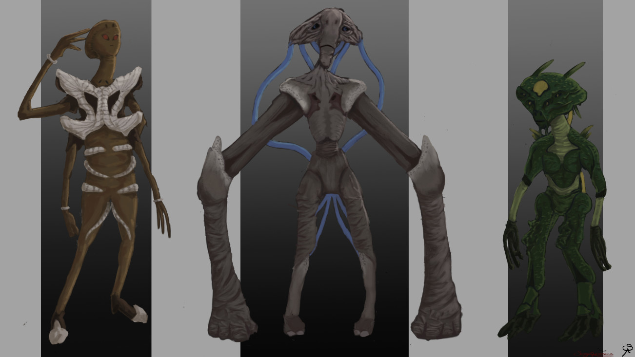 ArtStation - Alien creature concepts
