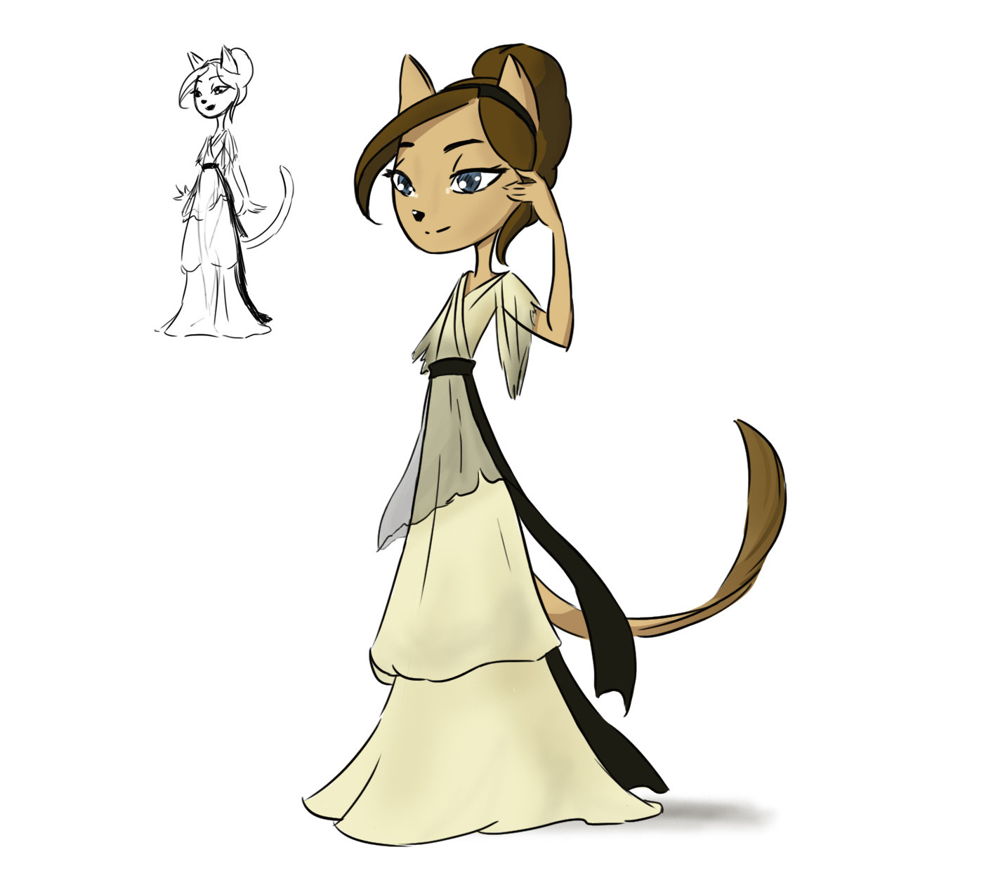 ArtStation - Cat initial character design