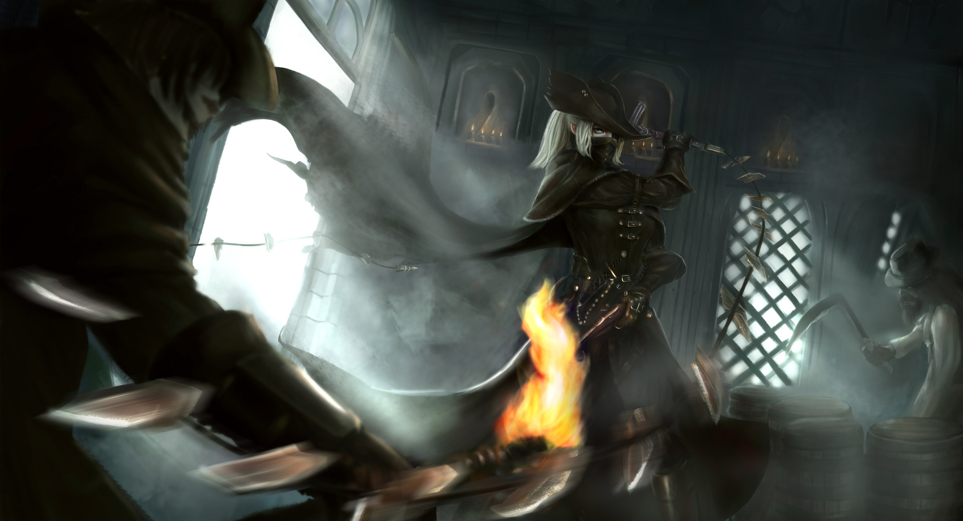 ArtStation - Bloodborne-Indoor Combat