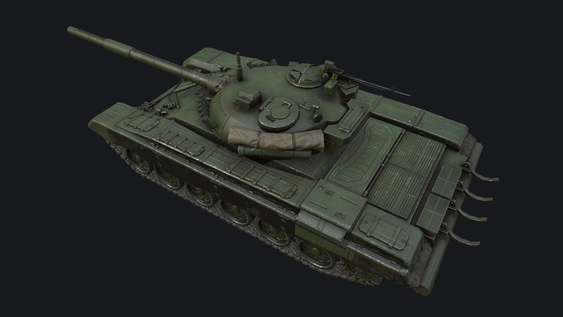 Maksym Tkachenko - M-84 LowPoly Tank