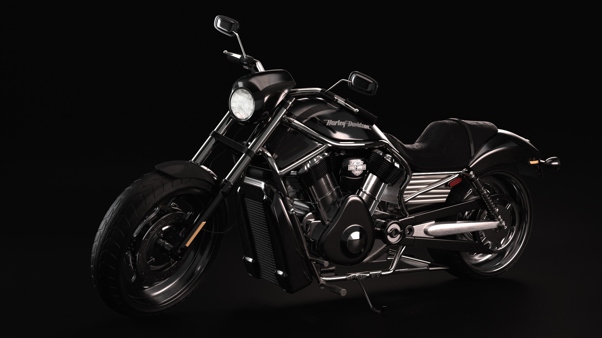 ArtStation - Harley-Davidson V-Rod