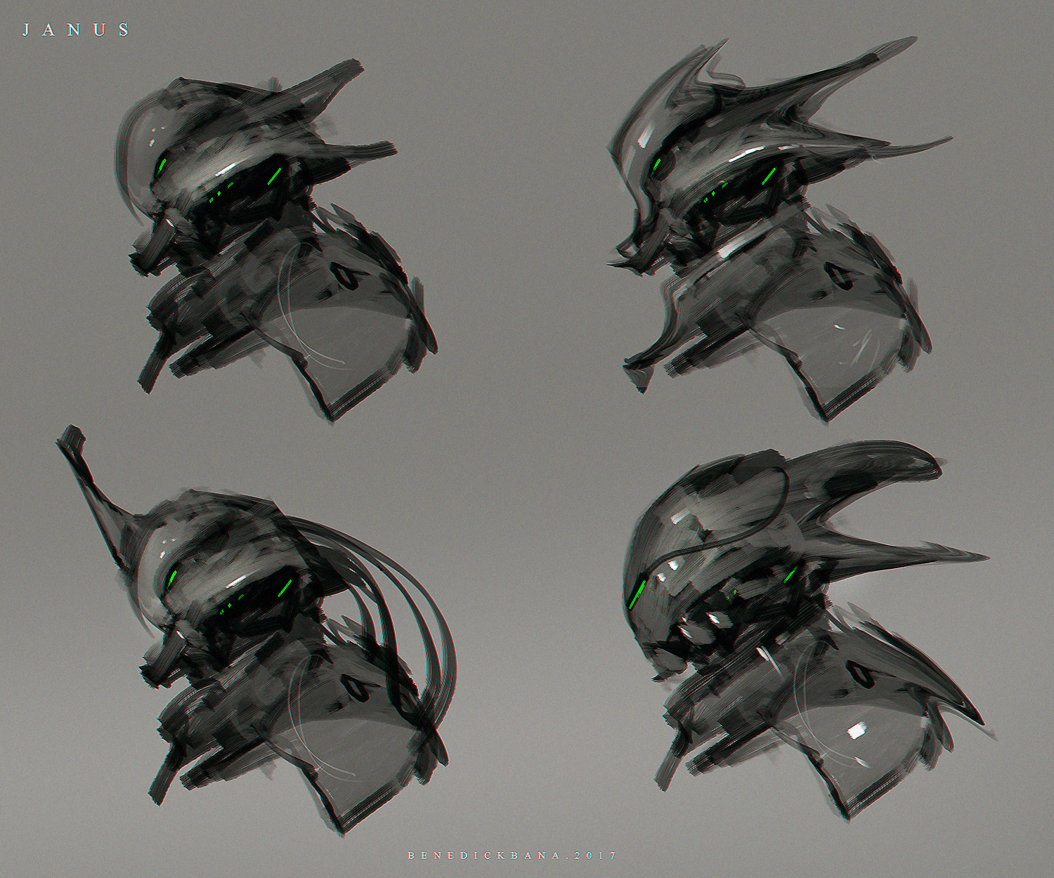 ArtStation - Warframe Fanart Head Designs