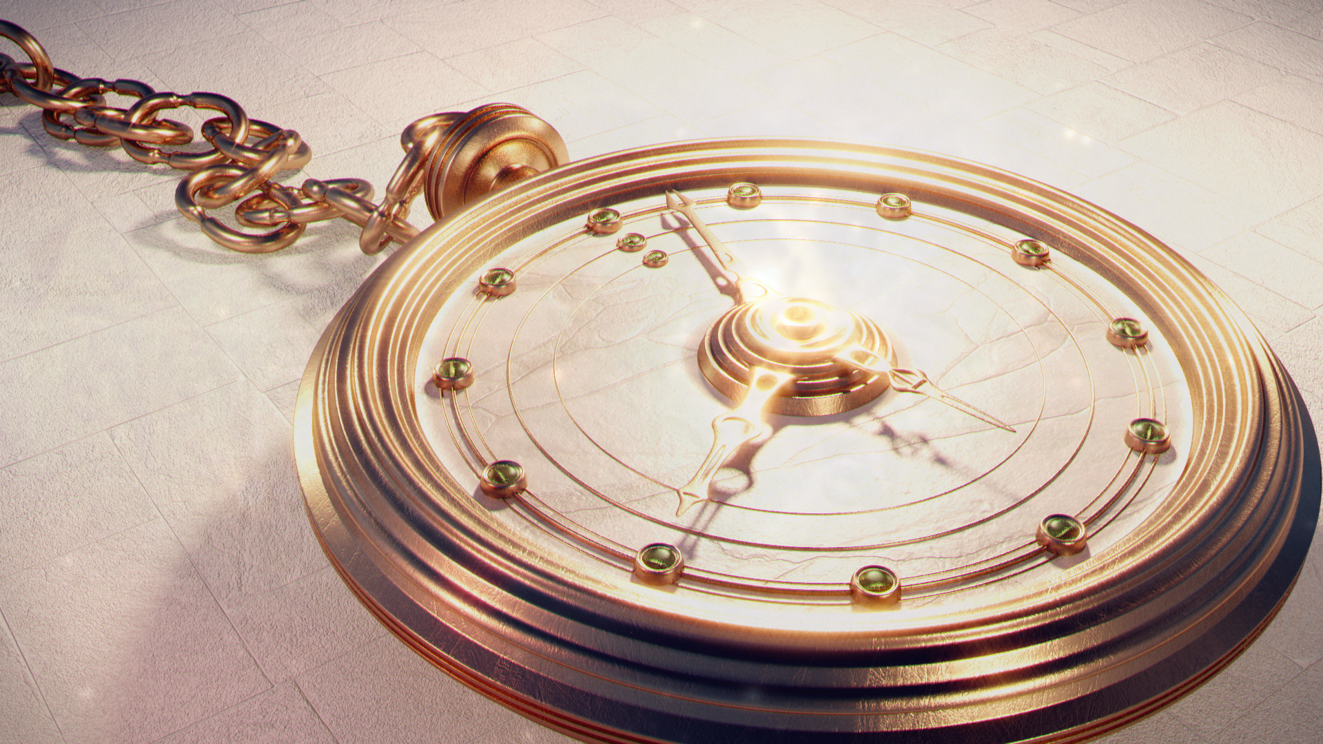 ArtStation - Old Fashioned Clock