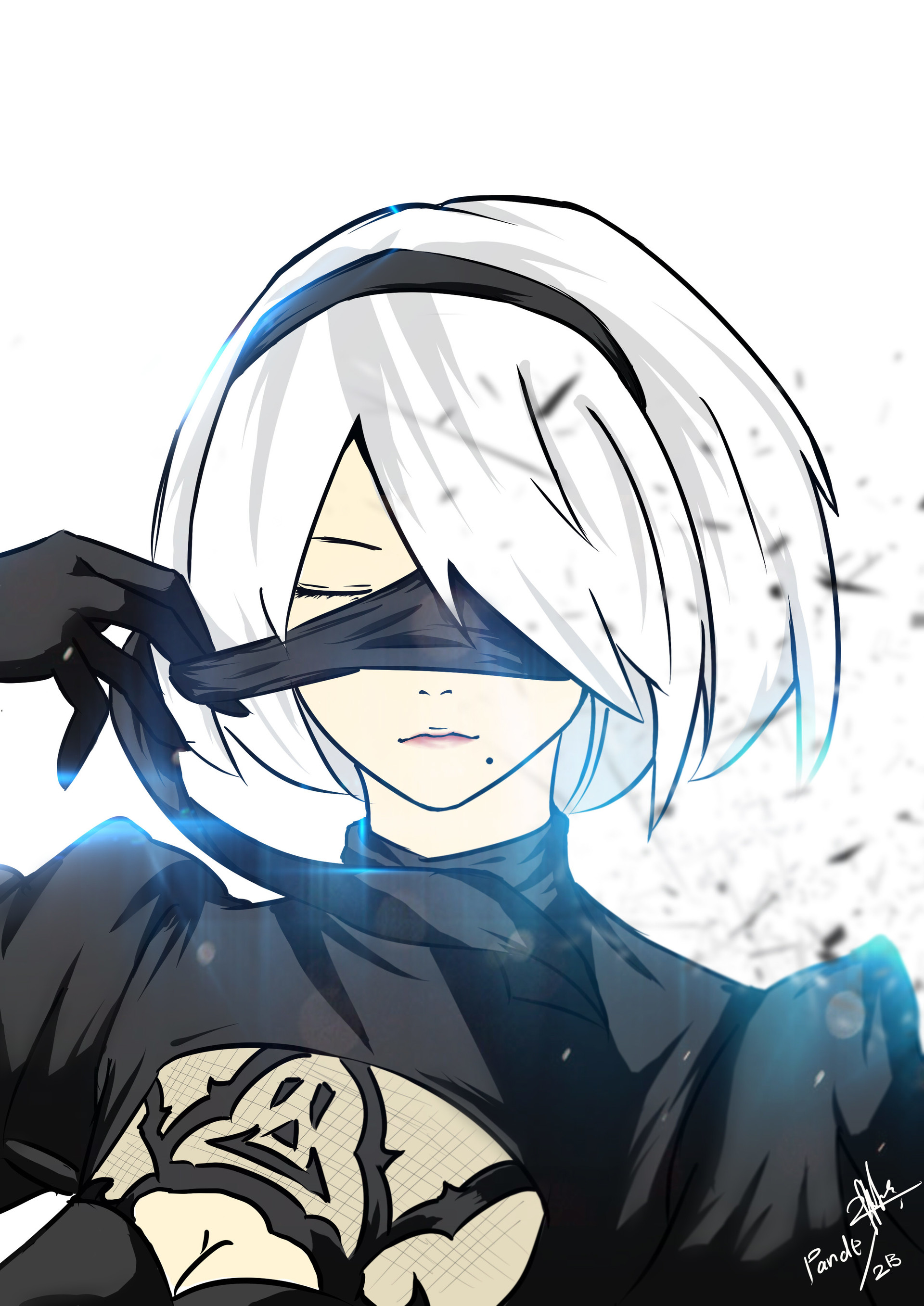 ArtStation - 2B portrait