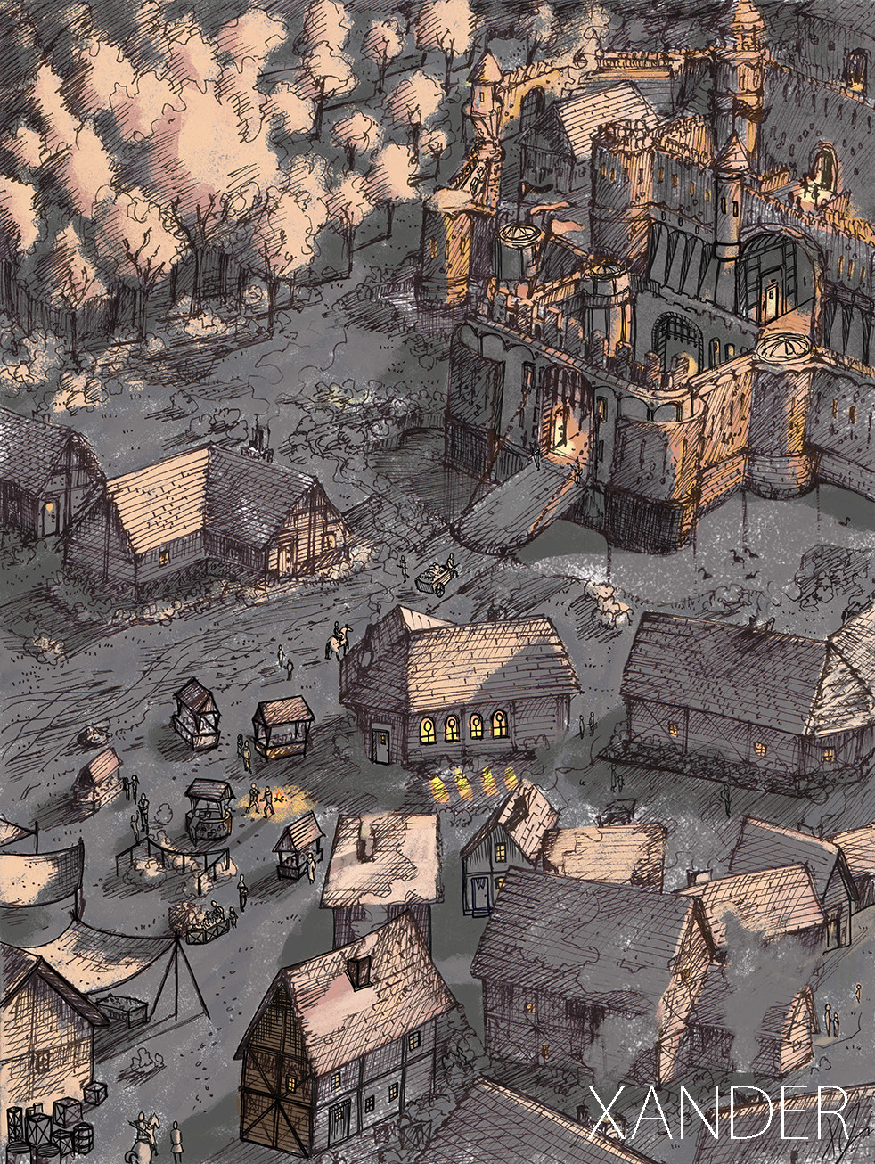 ArtStation - Journey to Castle Grey