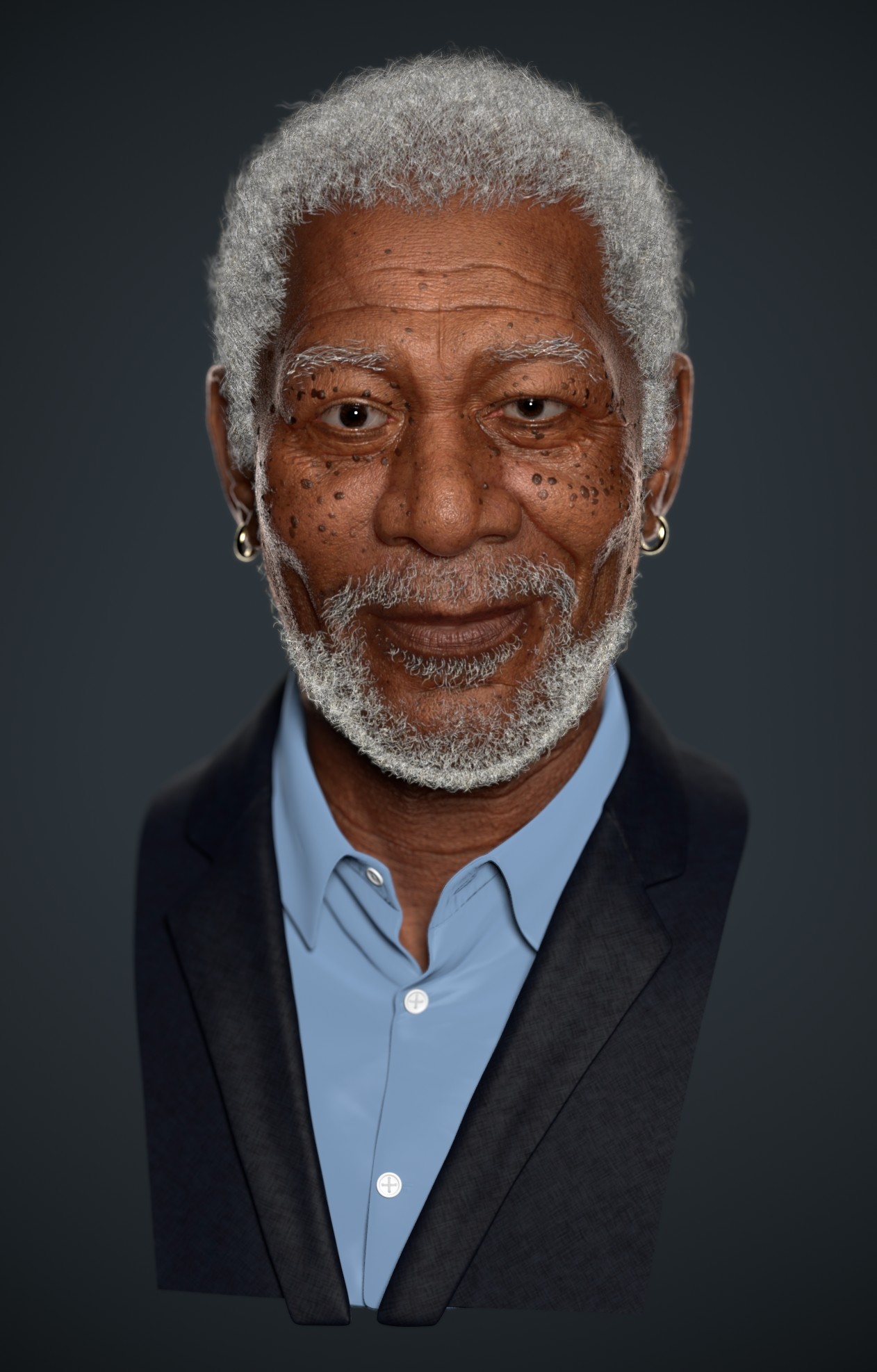 ArtStation - Morgan Freeman